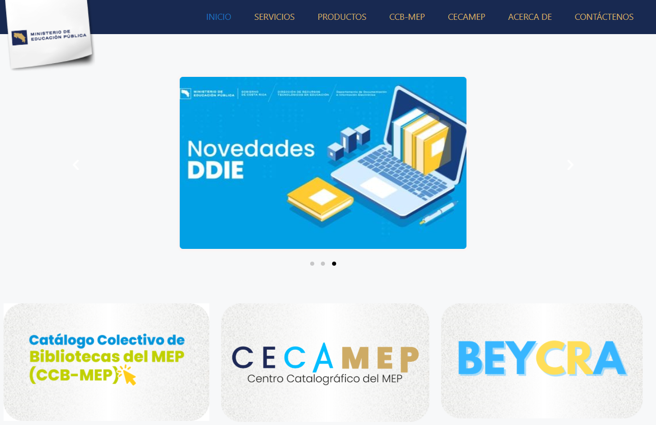 Recursos y servicios del DDIE ahora disponibles en su página web ...